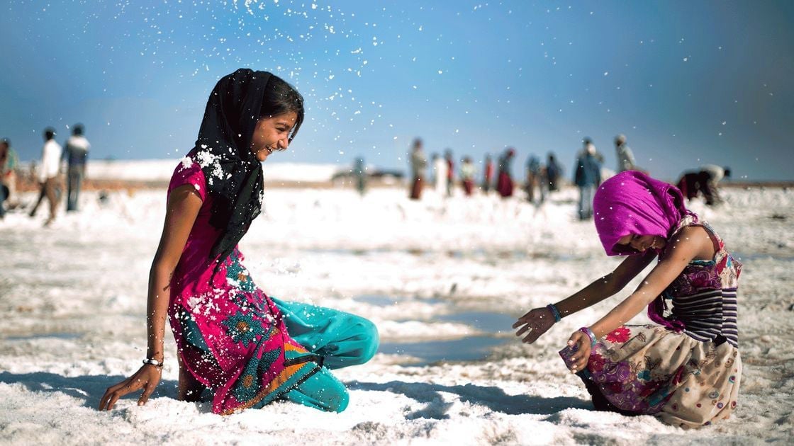 In photos: A day in a child’s hellish life in Gujarat’s salt pans
