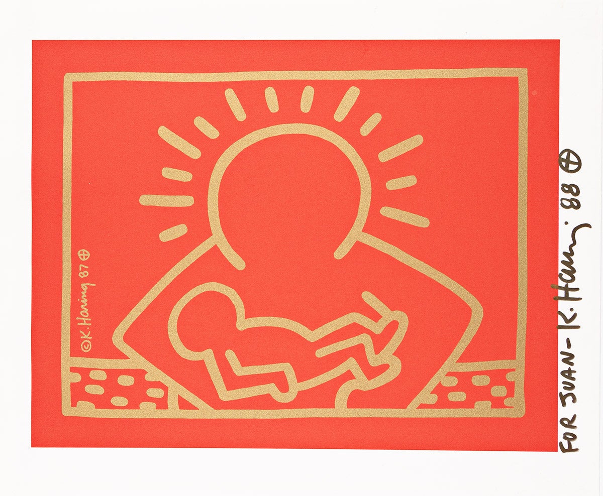 Keith Haring's Christmas Card, Charlie Chaplin telegram and a Kobe ...