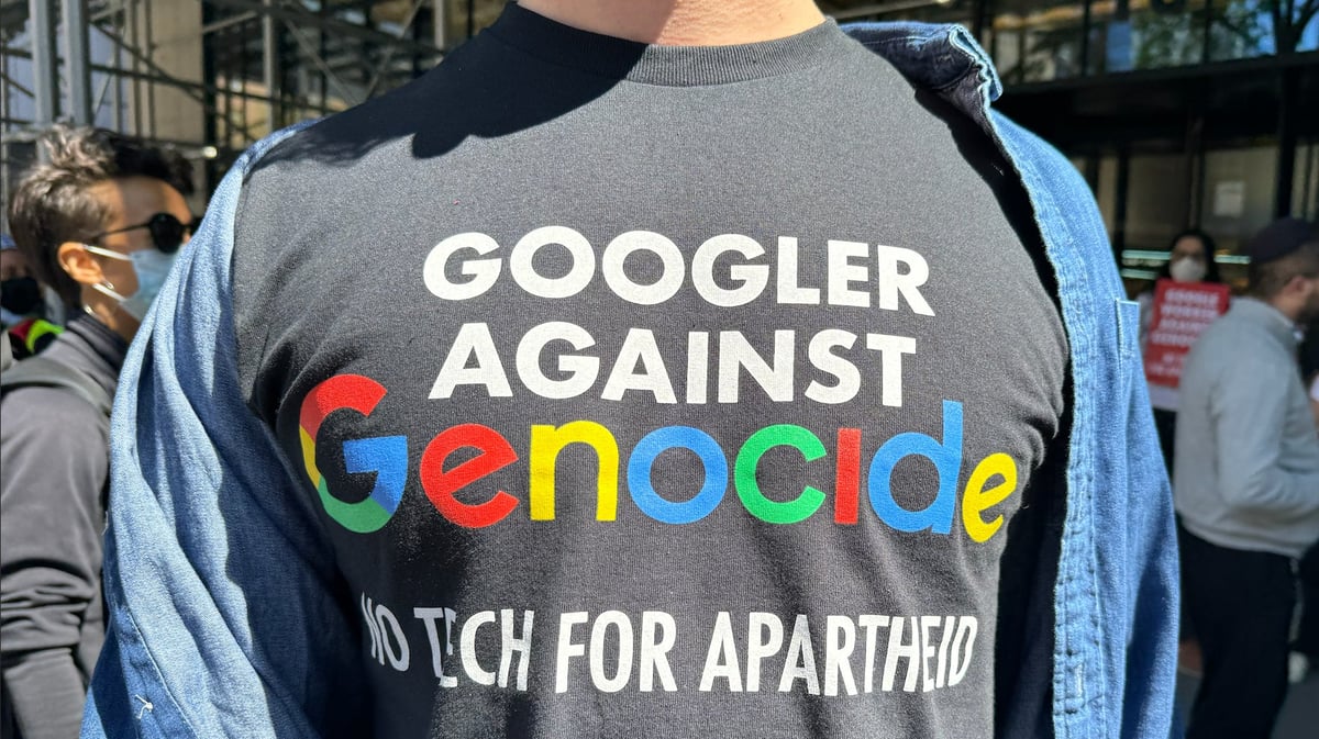 'Googlers Against Genocide' protests gain steam as Google workers fight ...
