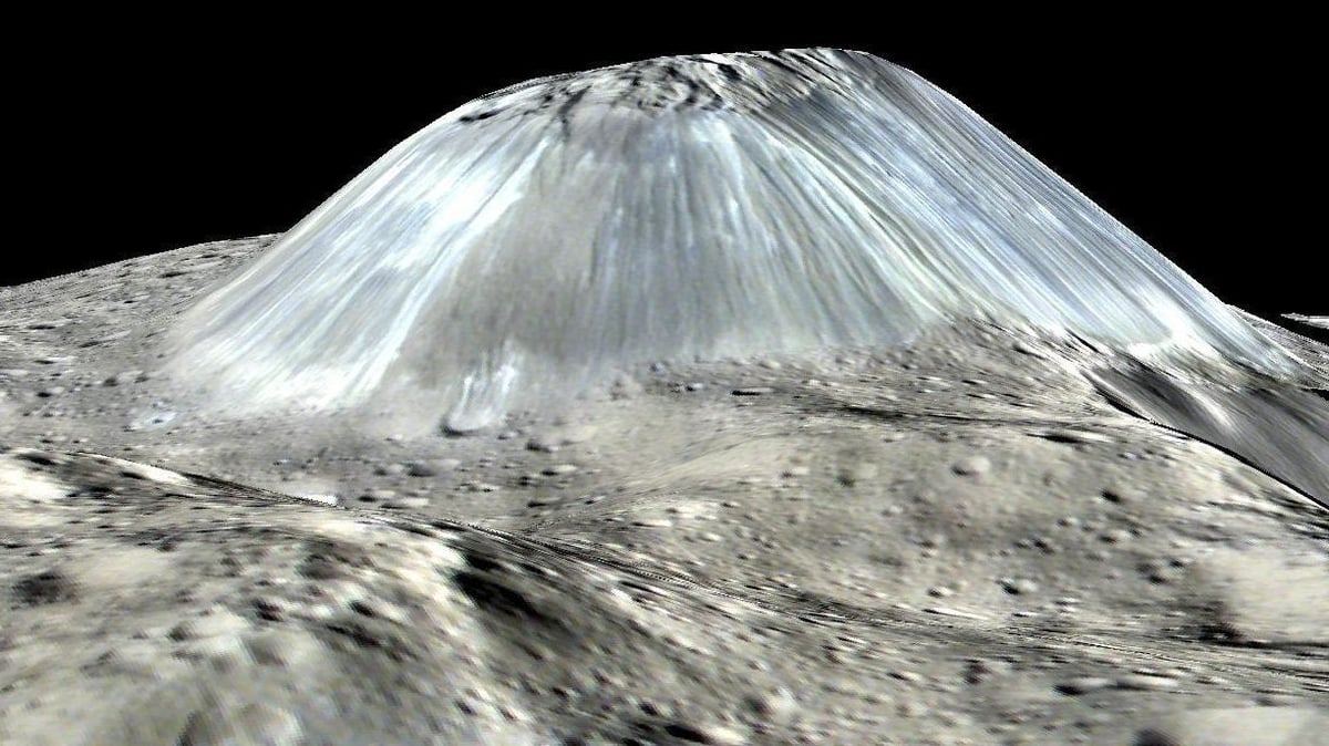 Scientists found dozens of ancient ice volcanoes on the dwarf planet Ceres