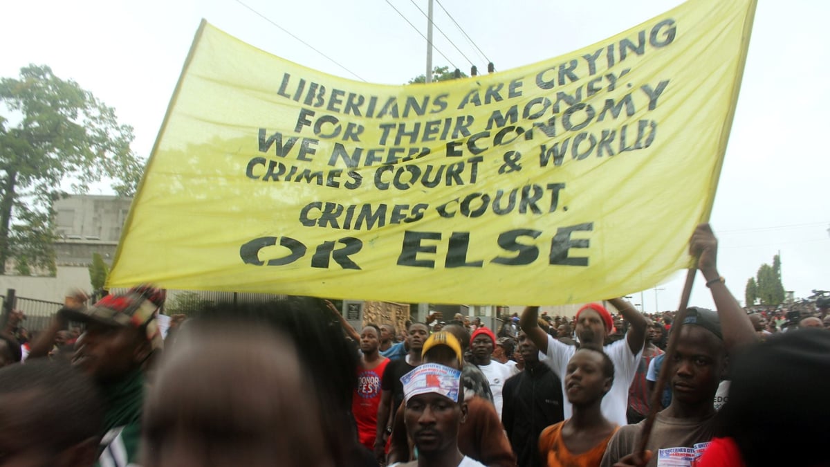 Liberia has blocked social media as protesters demand the return of ...