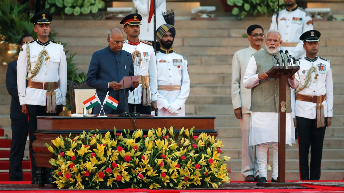 Narendra Modi begins his second term as India’s prime minister