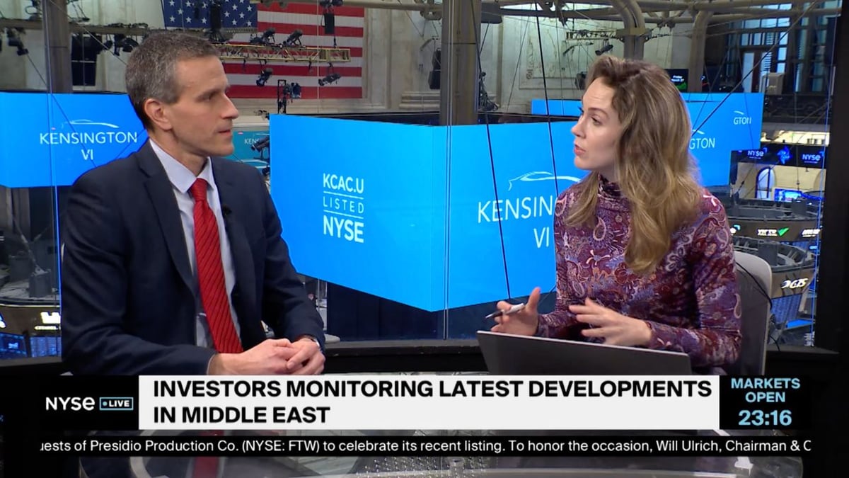 NYSE strategist: markets at whim of Iran headlines