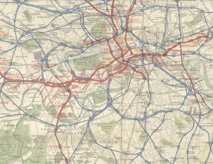 The London Underground turns 150. See how the tube map has changed