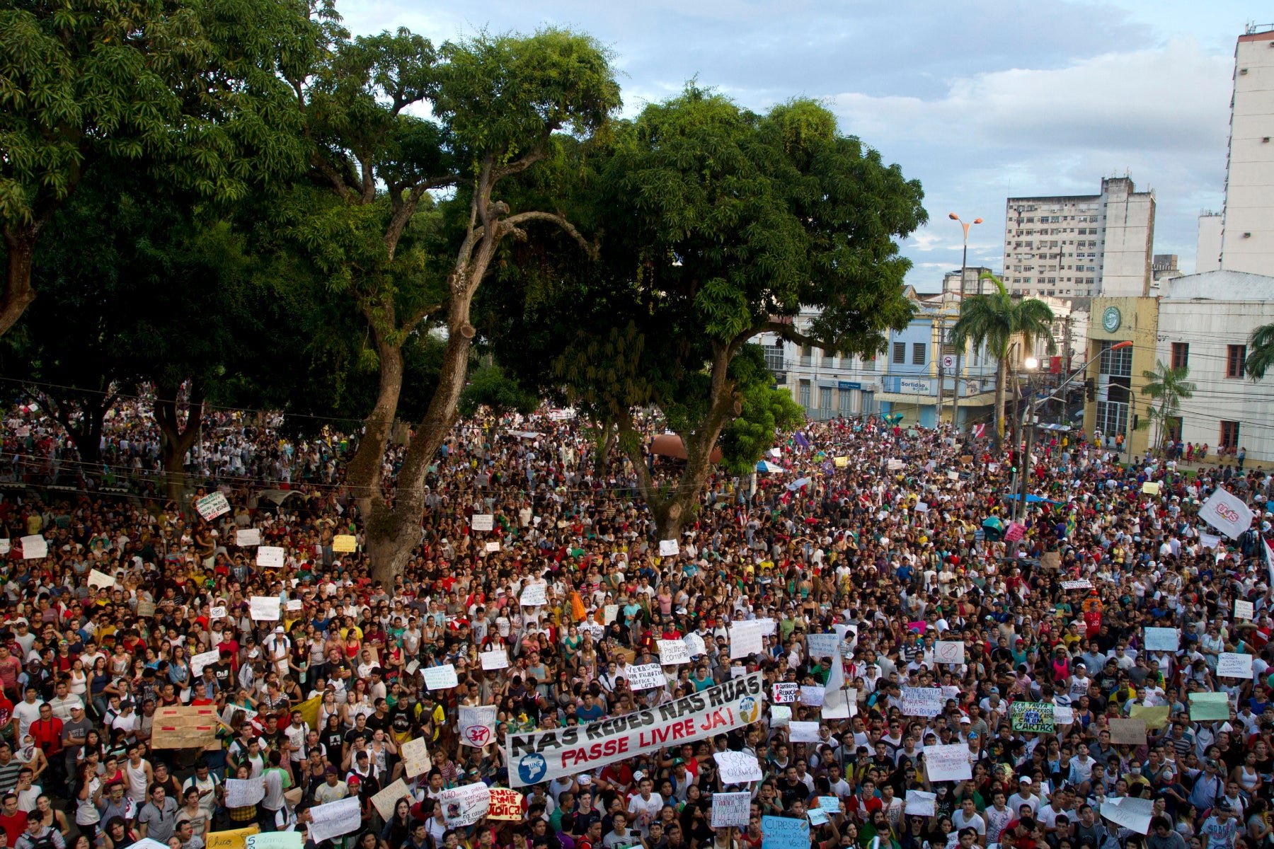 This is what it looks like when a million Brazilians take to the streets